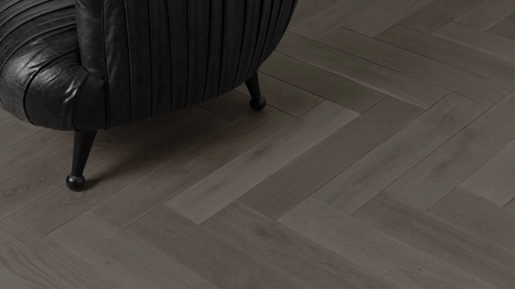 Syracuse (Herringbone) 4 3⁄4" White Oak Engineered Hardwood Pattern ...