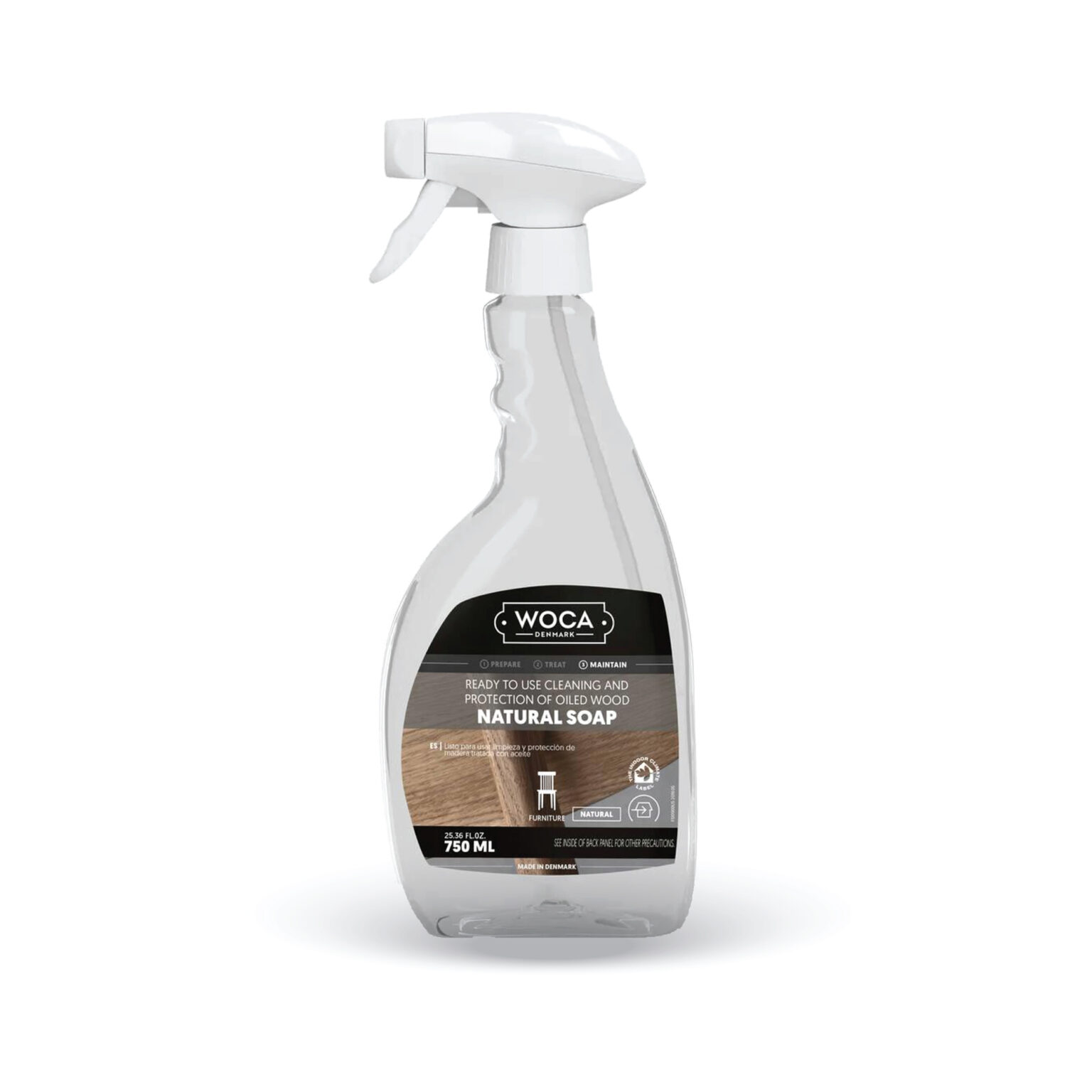 Woca Oil Refreshing Soap Spray (Natural - 750ml) - ADM Flooring