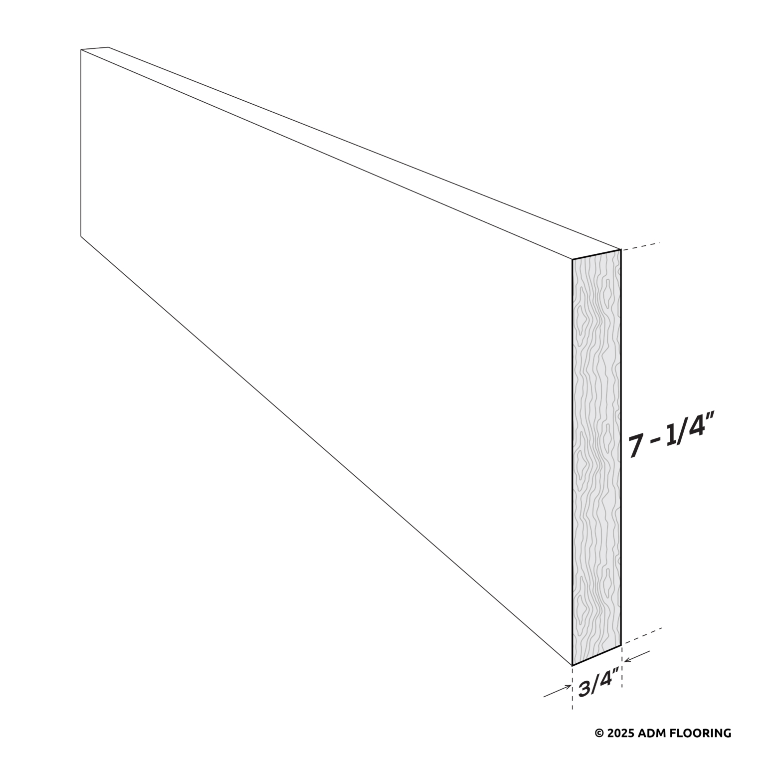 Solid Riser - ADM Flooring