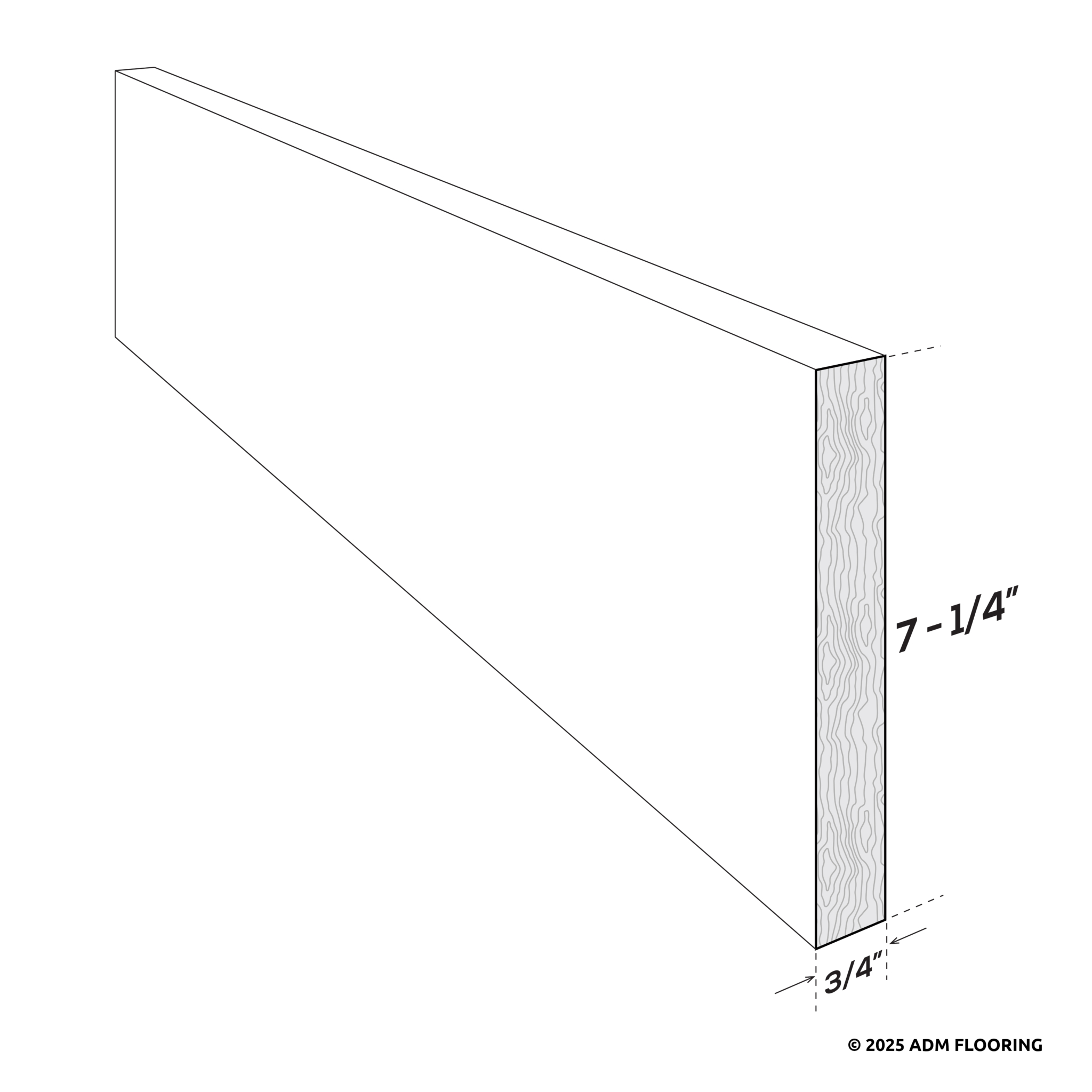 Solid Riser - ADM Flooring