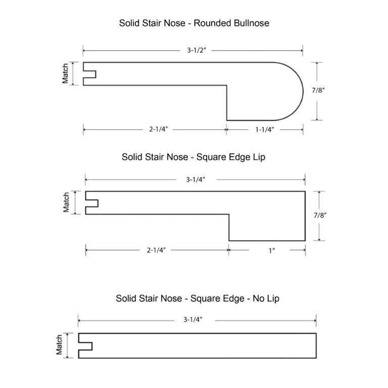 Solid Stair Nose - ADM Flooring